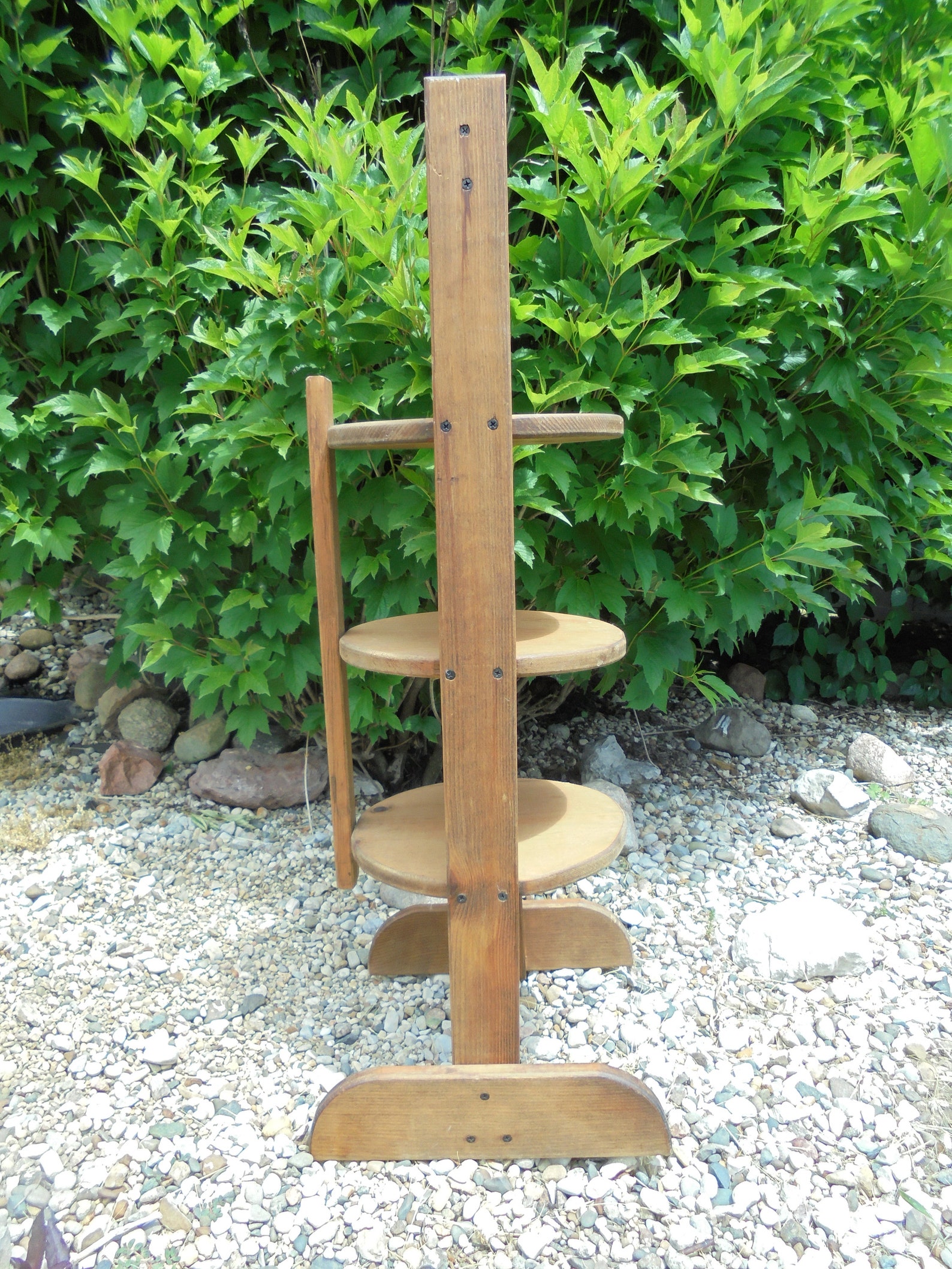 Vintage Pie Shelf Three Tiered Shelf Wooden Kitchen - Etsy