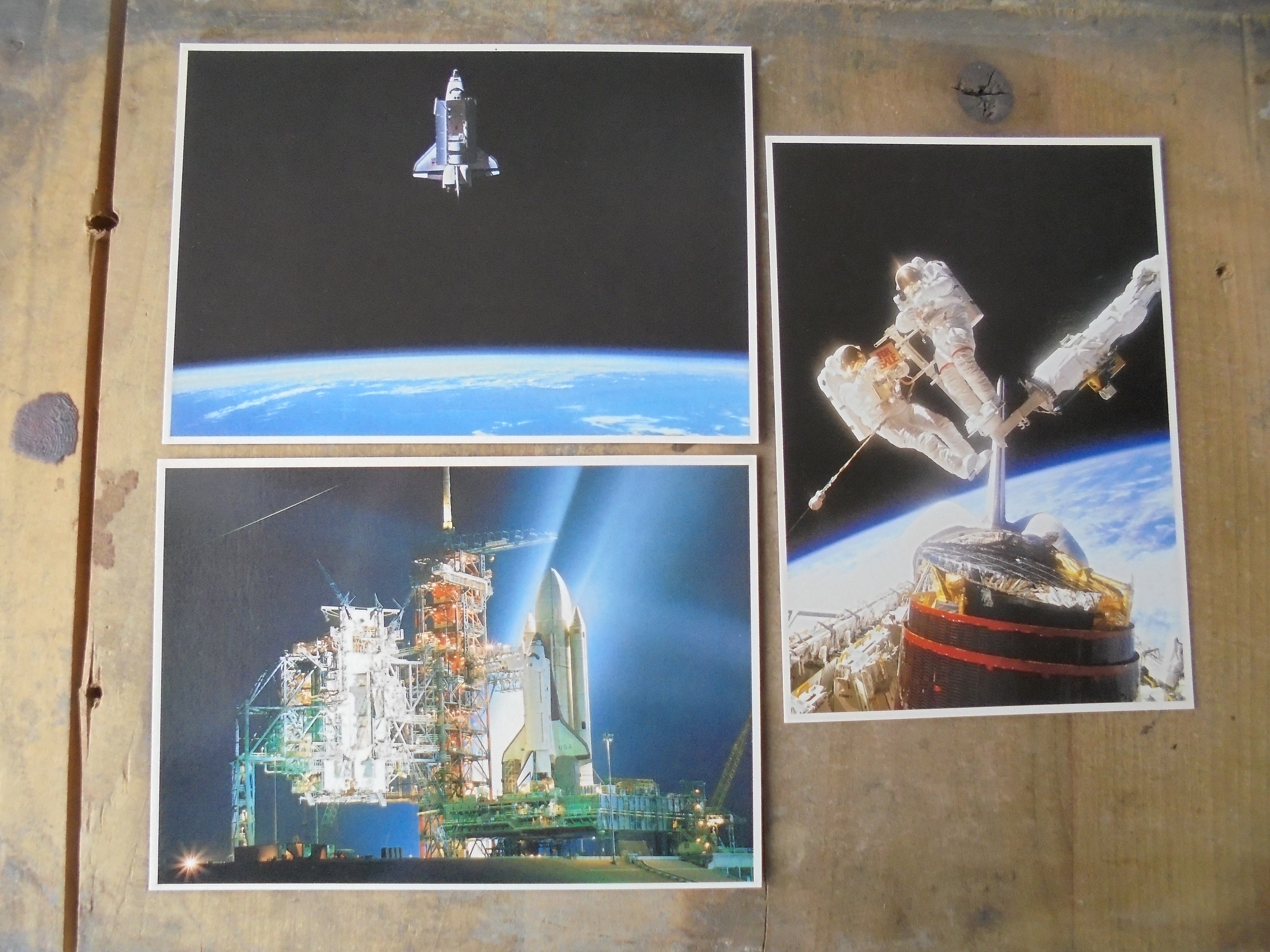 The Space Shuttle Postcard Collection, Kimball Concepts 12 Photo Prints ...