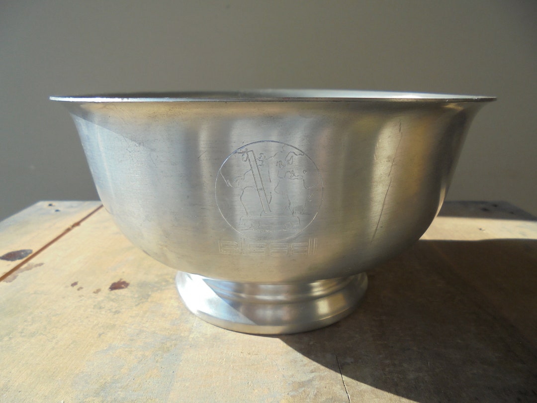 Vintage Pewter Bowl Bissel Pewter Bowl Josten's Pewter - Etsy