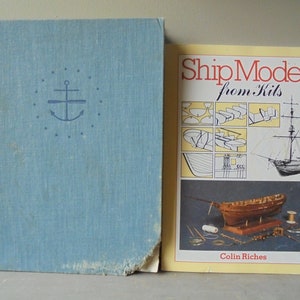 Vintage Ship Modeling Book Collection, Set of Three Ship Model Books ...