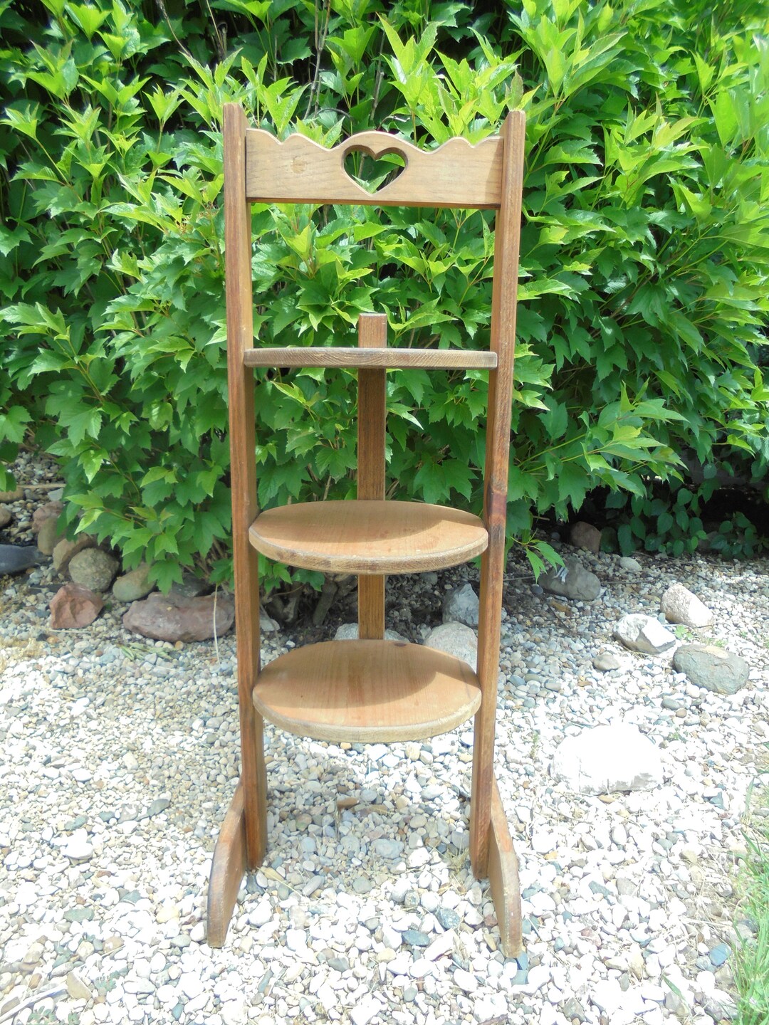 Vintage Pie Shelf Three Tiered Shelf Wooden Kitchen - Etsy