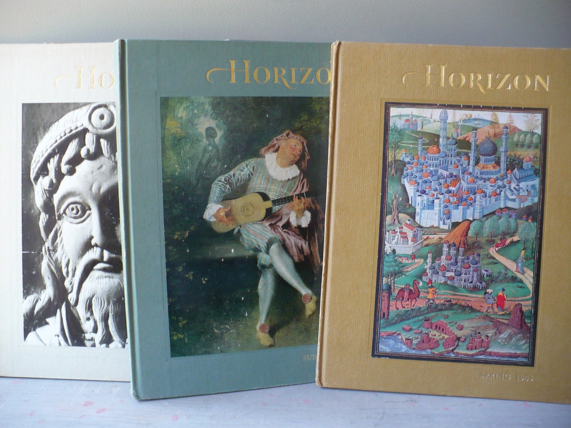 Vintage Horizon Books, Vintage Horizon Magazine Art Book, Hardcover Art ...
