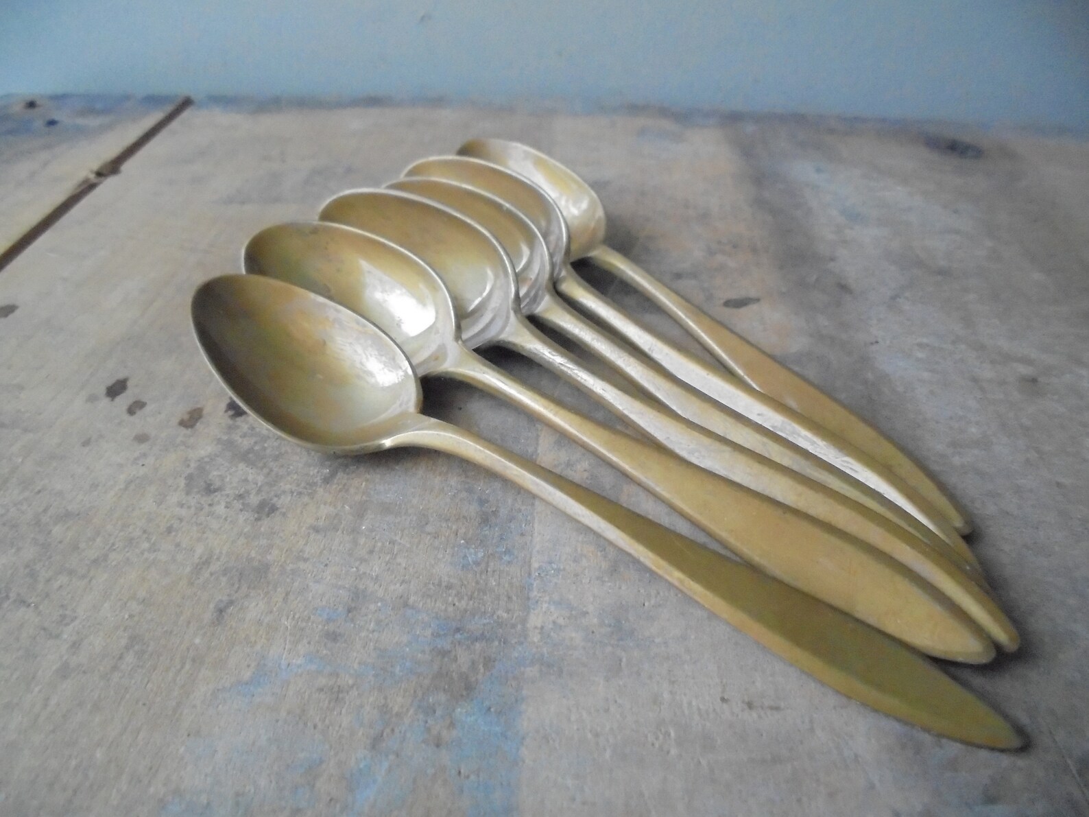 Vintage Set of Metal Baby Spoons Collectible Spoons Vintage - Etsy