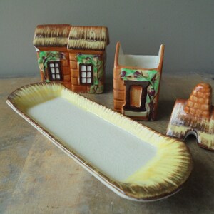 Vintage English Cottage Salt & Pepper Shaker, Occupied Japan Salt ...