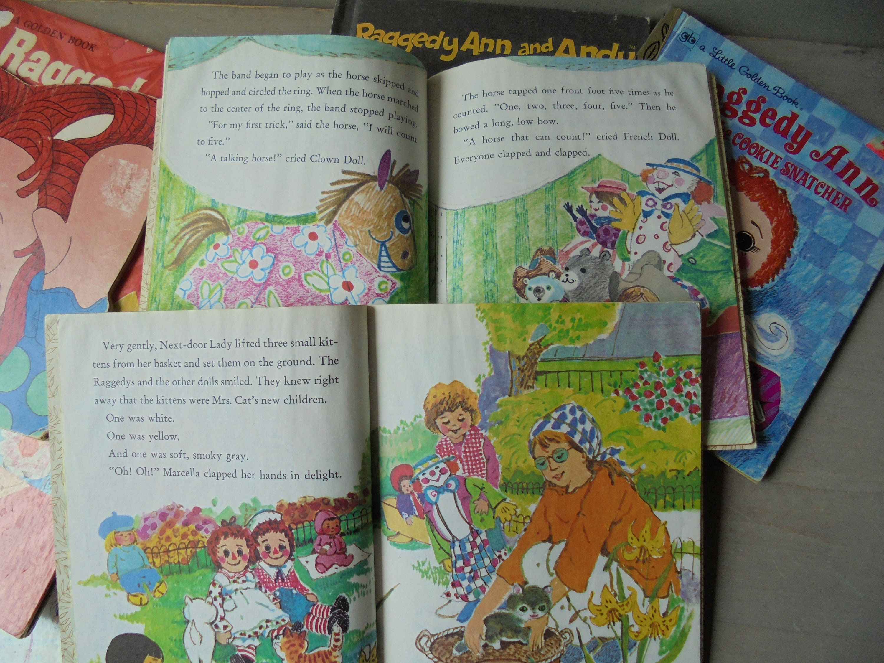 Raggedy Ann Book Collection Vintage Raggedy Ann and Andy - Etsy