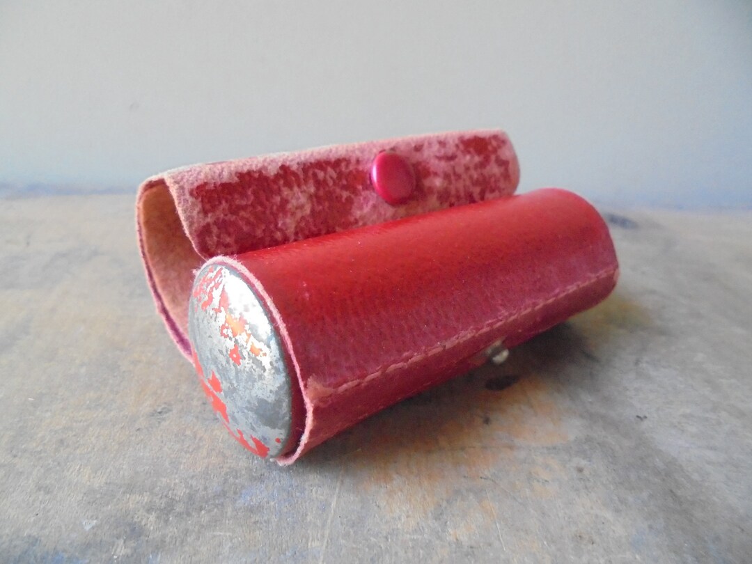 Vintage Red Sewing Bag, Travel Size Sewing Kit, Vintage Red Sewing Case ...