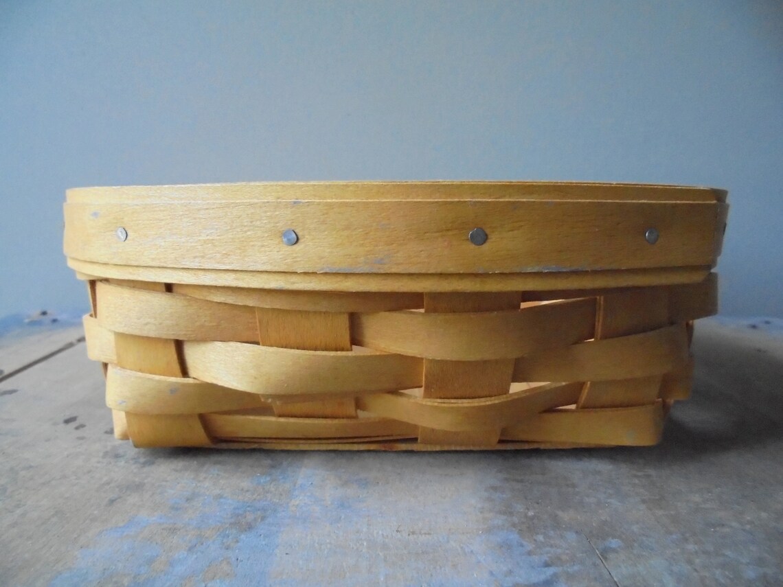Vintage Longaberger Basket Vintage Handwoven Basket Vintage - Etsy