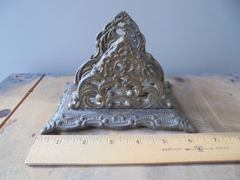 Vintage Desktop Letter Organizer Ornate Metal Letter Holder - Etsy