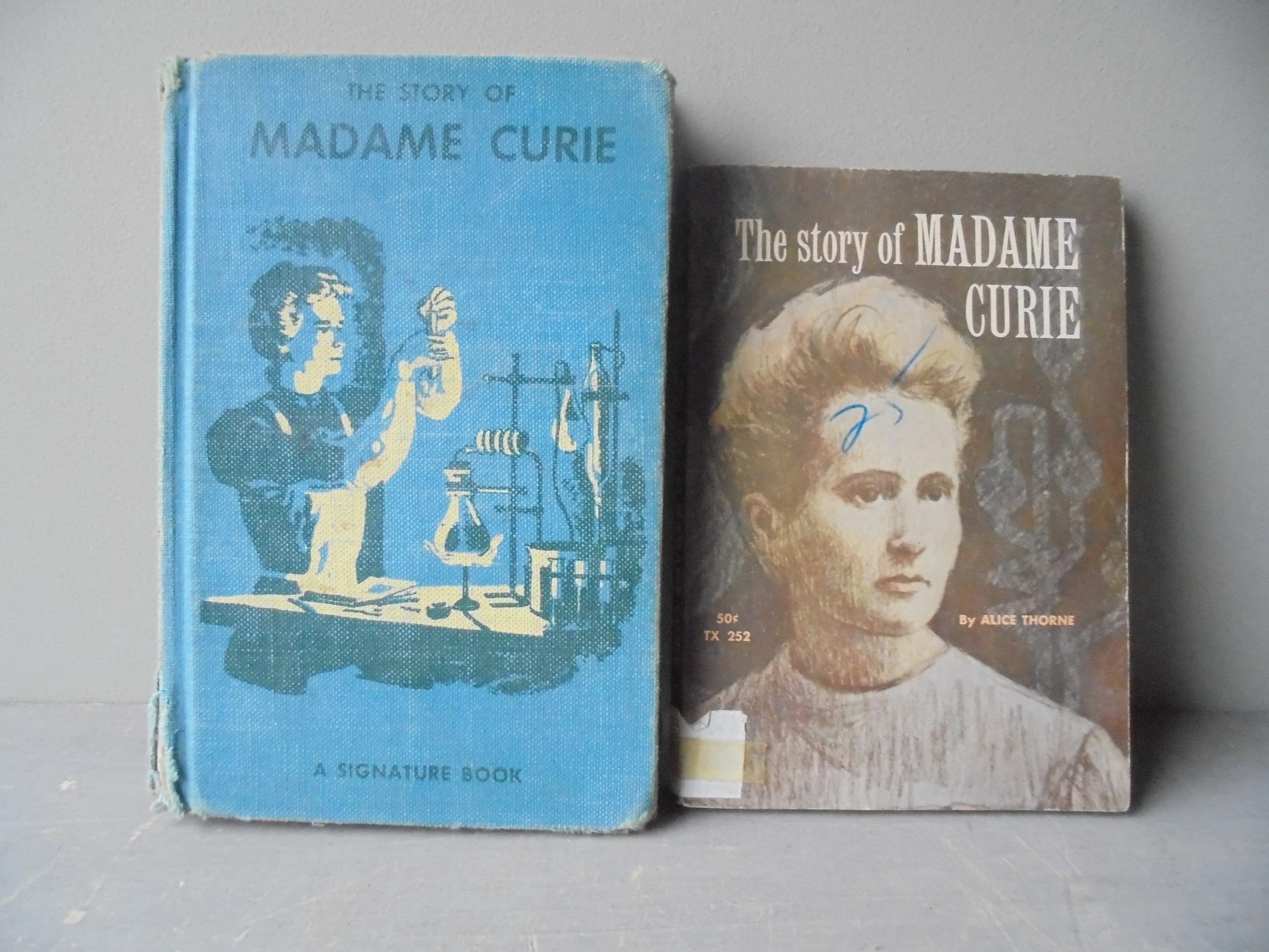 The Stroy of Madame Curie by Alice Thorne, Vintage Hardcover Book ...