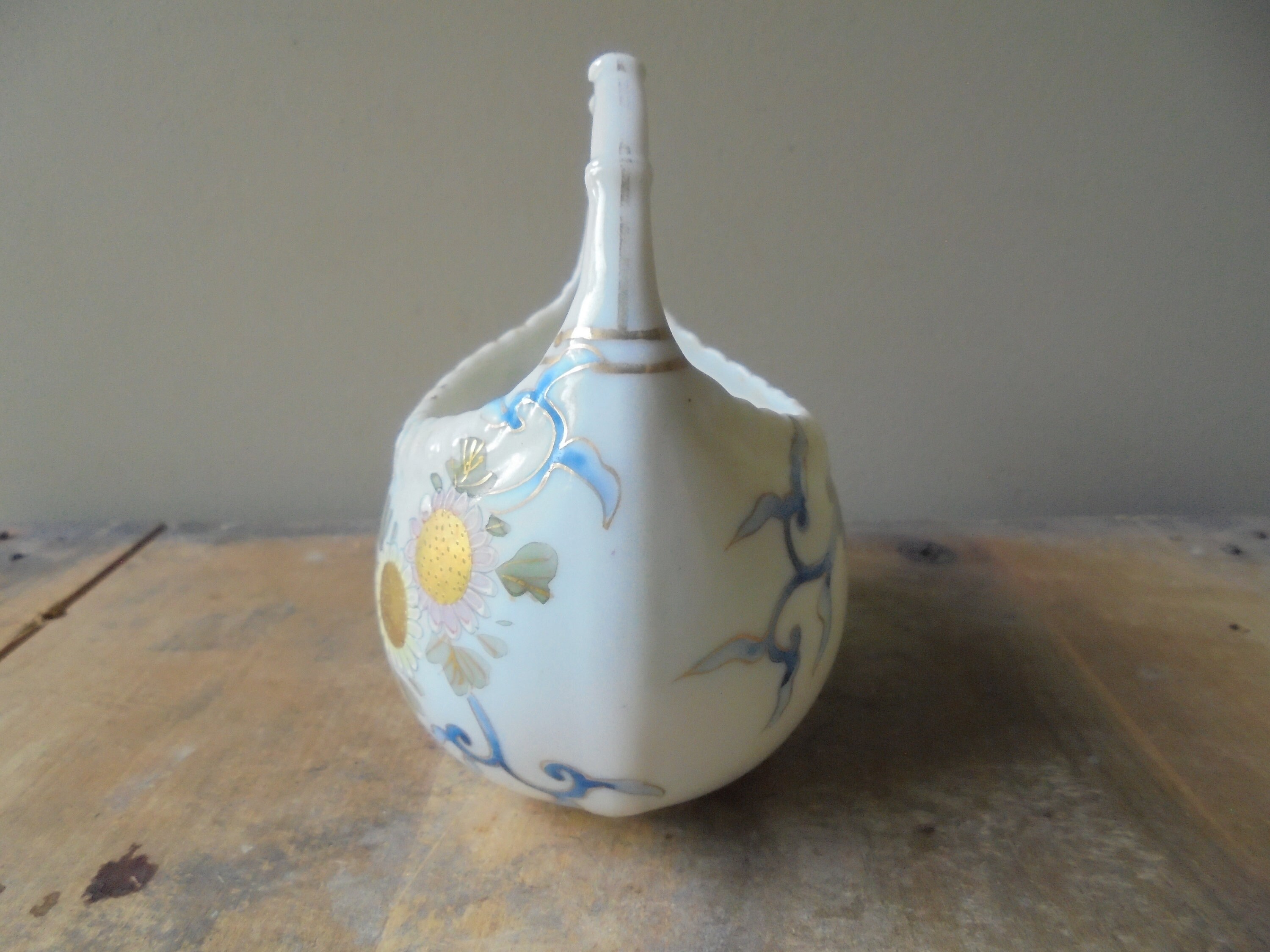 Vintage Small Decorative Teapot Pink and Yellow Floral - Etsy