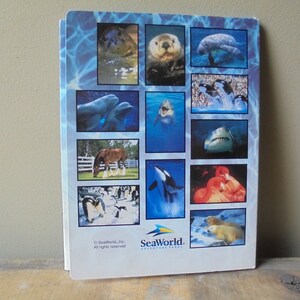 Seaworld Adventure Parks Postcard Collection, 12 Animal Photo Prints ...
