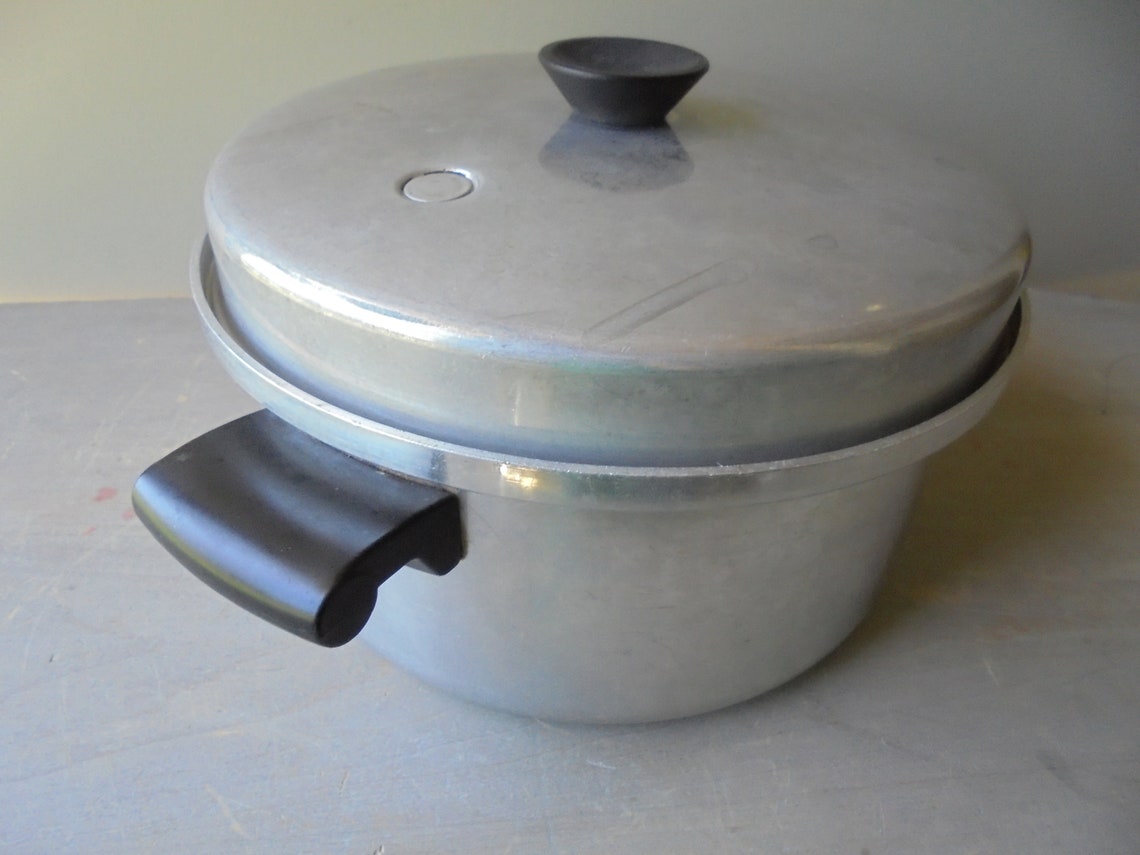 Vintage Mirro 5 Quart Aluminum Pot With Lid Vintage Kitchen - Etsy