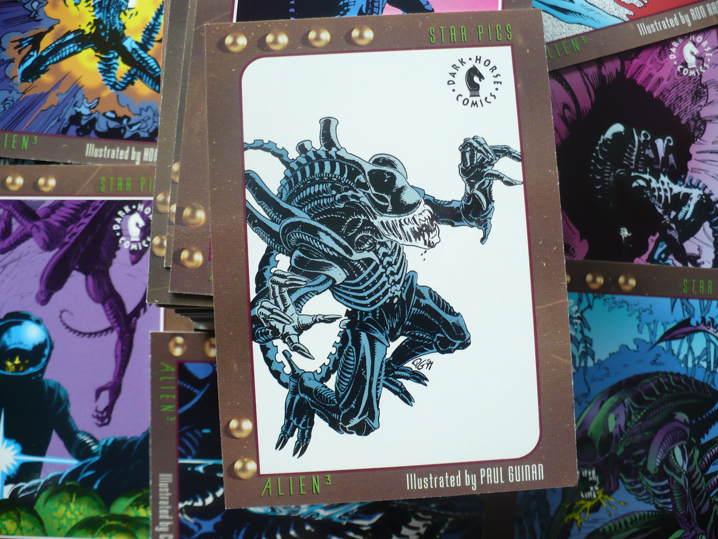 Alien 3 Collector Card Set Vintage Sci-fi Movie Collectible - Etsy