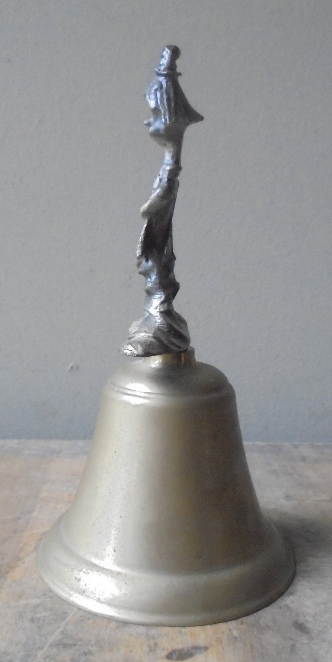 Vintage Clown Brass Bell, Pewter Clown With Cymbals, Decorative Clown ...