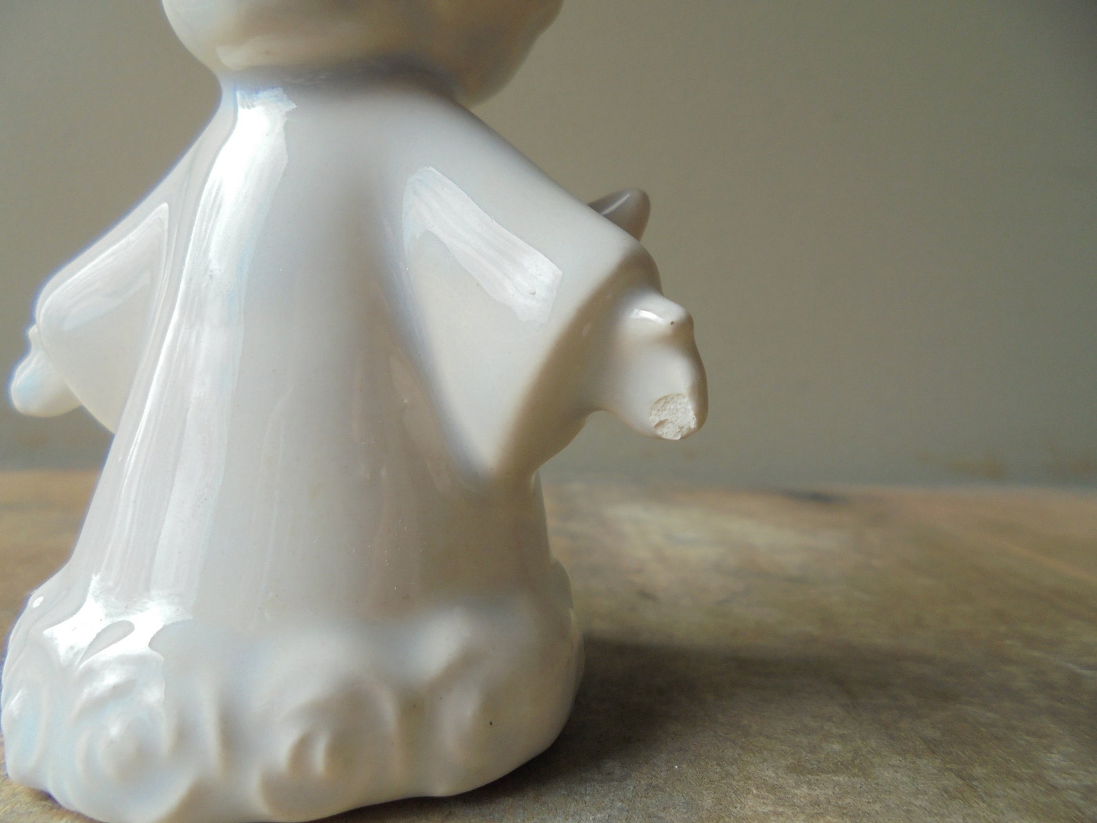 Vintage Angel Figurine Blue Angel With Curly Hair Small - Etsy