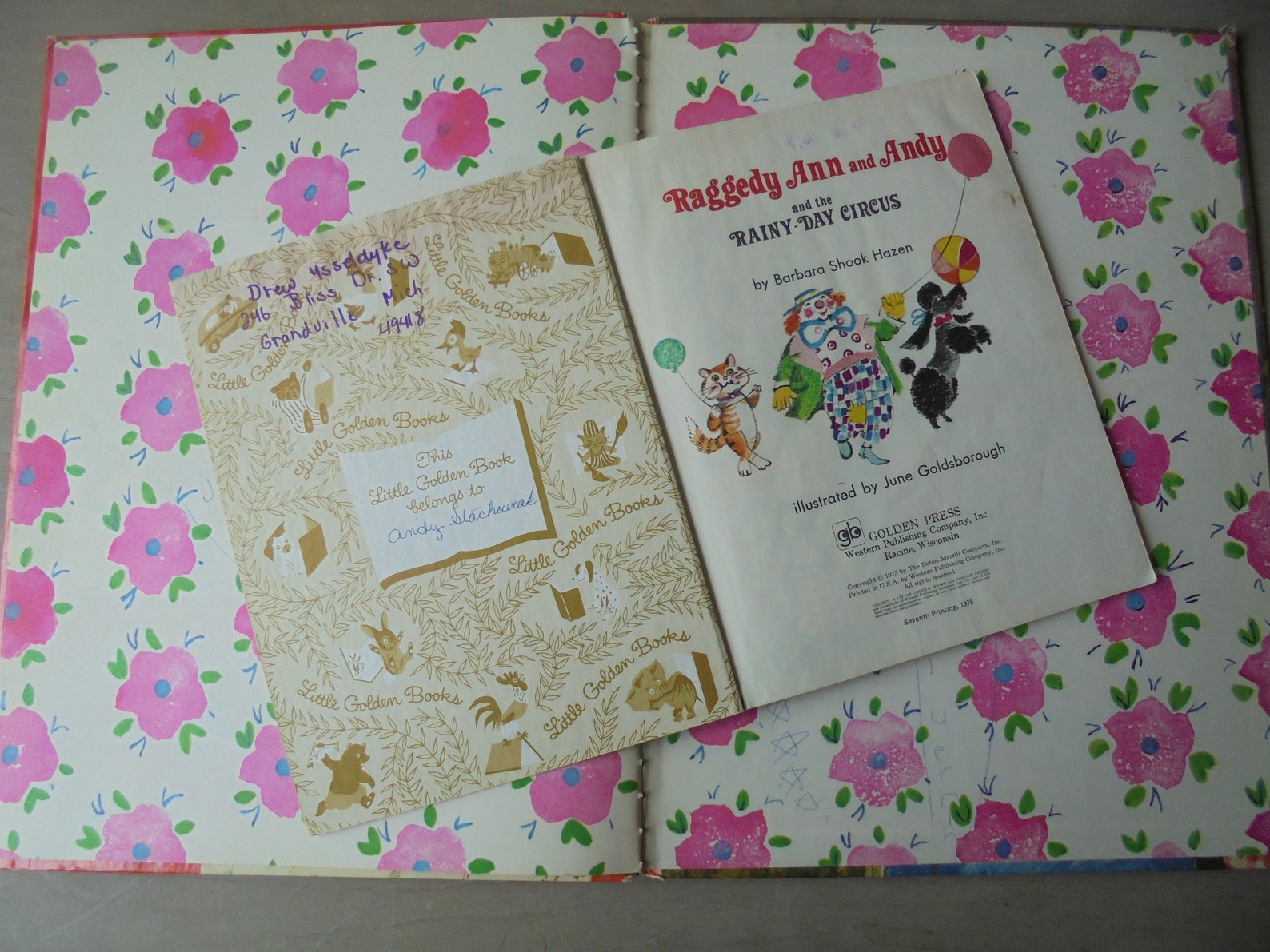 Raggedy Ann Book Collection Vintage Raggedy Ann and Andy - Etsy