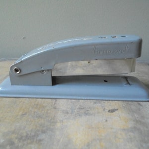 Gray Swingline Cub Stapler, Vintage Office Supply, Small Grey Metal ...