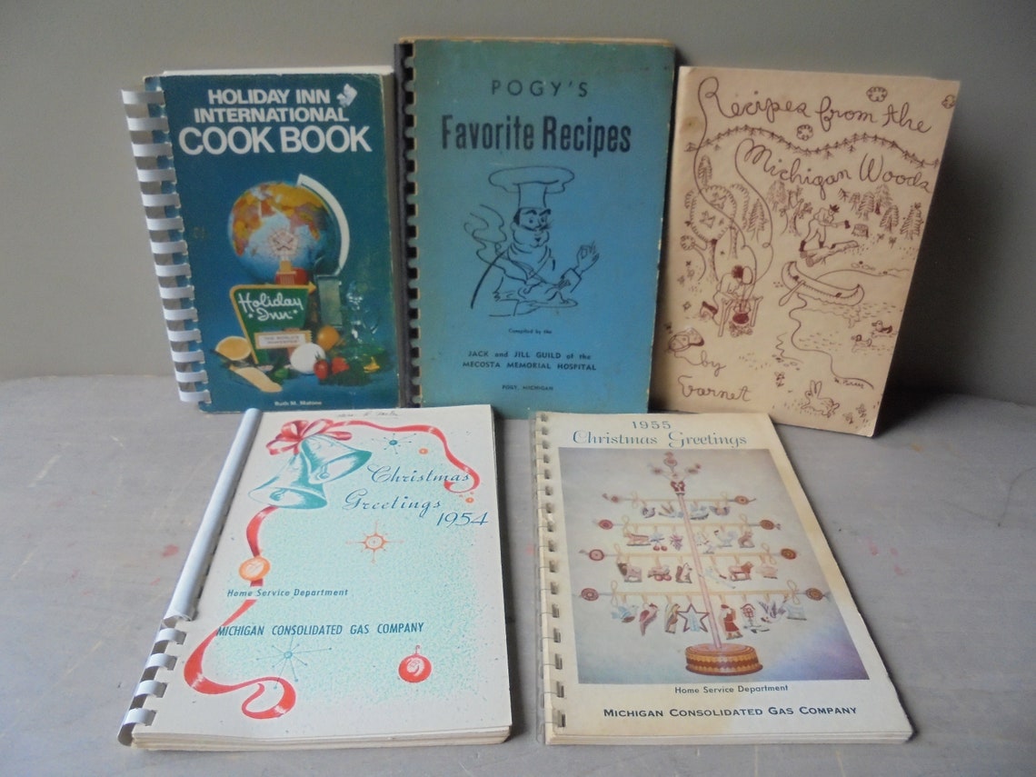 Vintage Cookbooks Spiral Bound Cookbook Recipes From the - Etsy