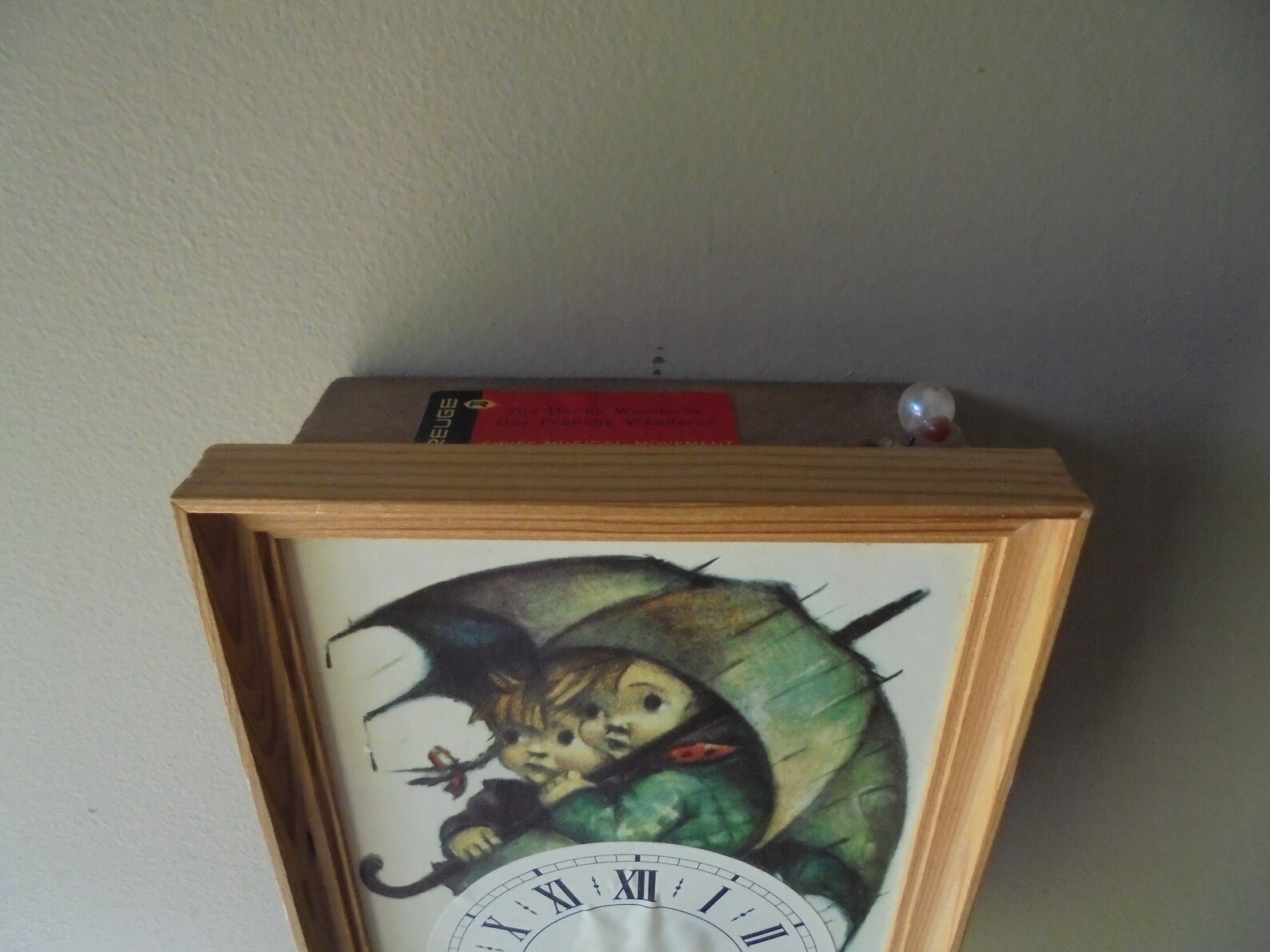 Vintage Reuge Clock, the Happy Wanderer Swiss Musical Movement, Vintage ...