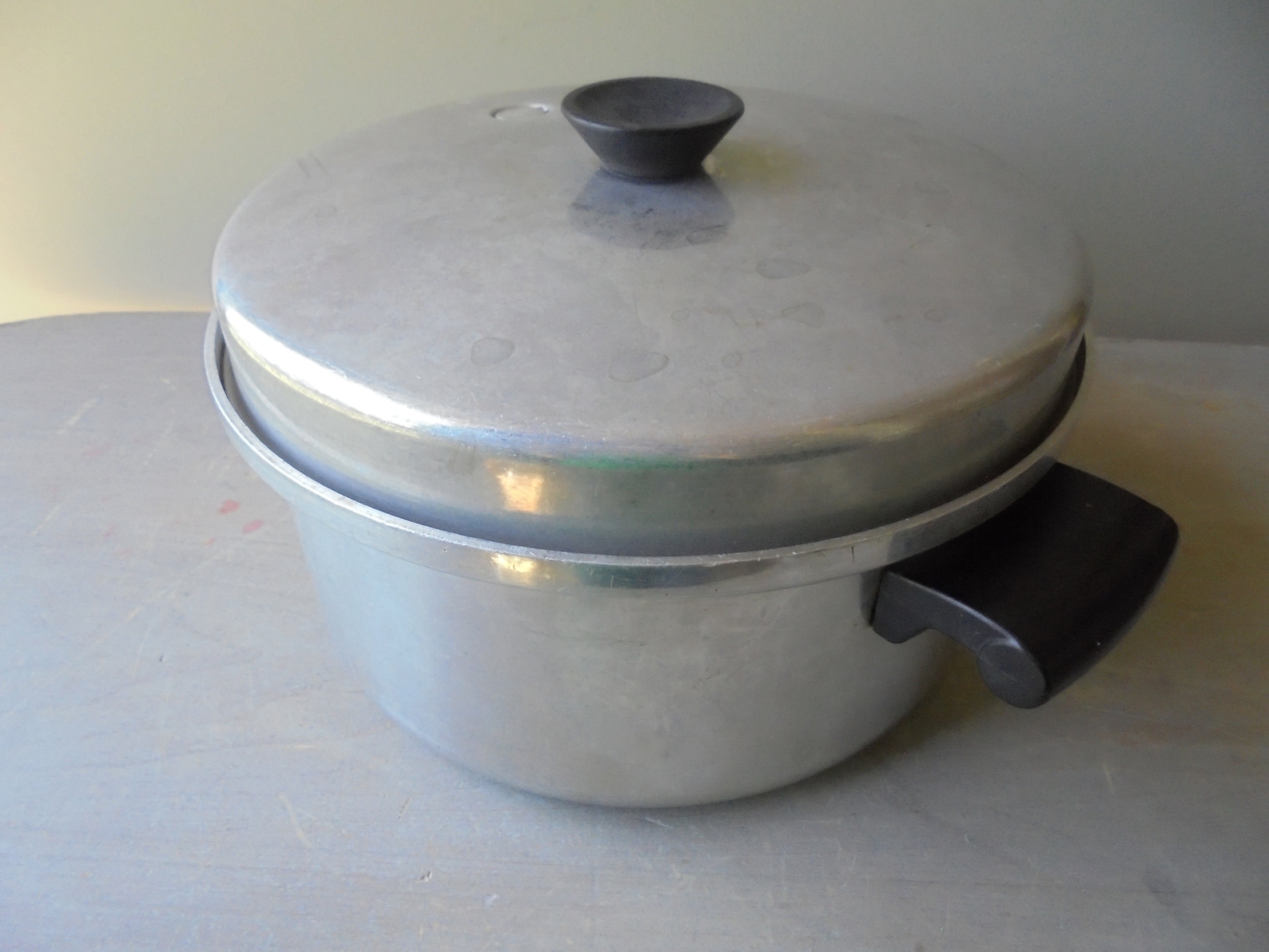 Vintage Mirro 5 Quart Aluminum Pot With Lid Vintage Kitchen - Etsy
