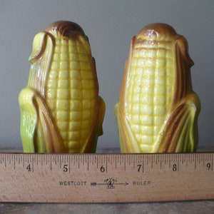 Vintage Corn Salt and Pepper Shaker Set, Farmhouse Kitchen, Ear of Corn ...