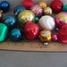 Satin and Glass Ornament LOT, Vintage Round Ornaments, Vintage ...