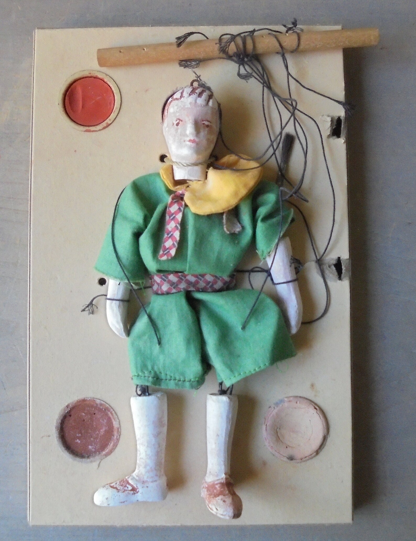 Marionette by Kopy Kat, 1937 Toy Marionette, Vintage Boy Puppet Doll ...