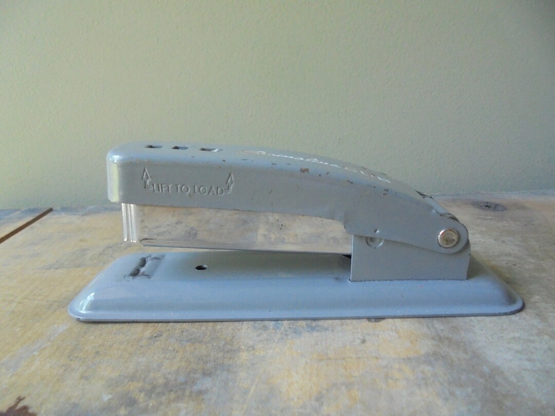 Gray Swingline Cub Stapler, Vintage Office Supply, Small Grey Metal ...