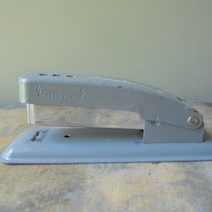 Gray Swingline Cub Stapler, Vintage Office Supply, Small Grey Metal ...