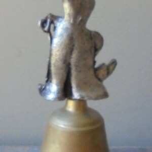 Vintage Clown Brass Bell, Pewter Clown With Top Hat, Decorative Clown ...