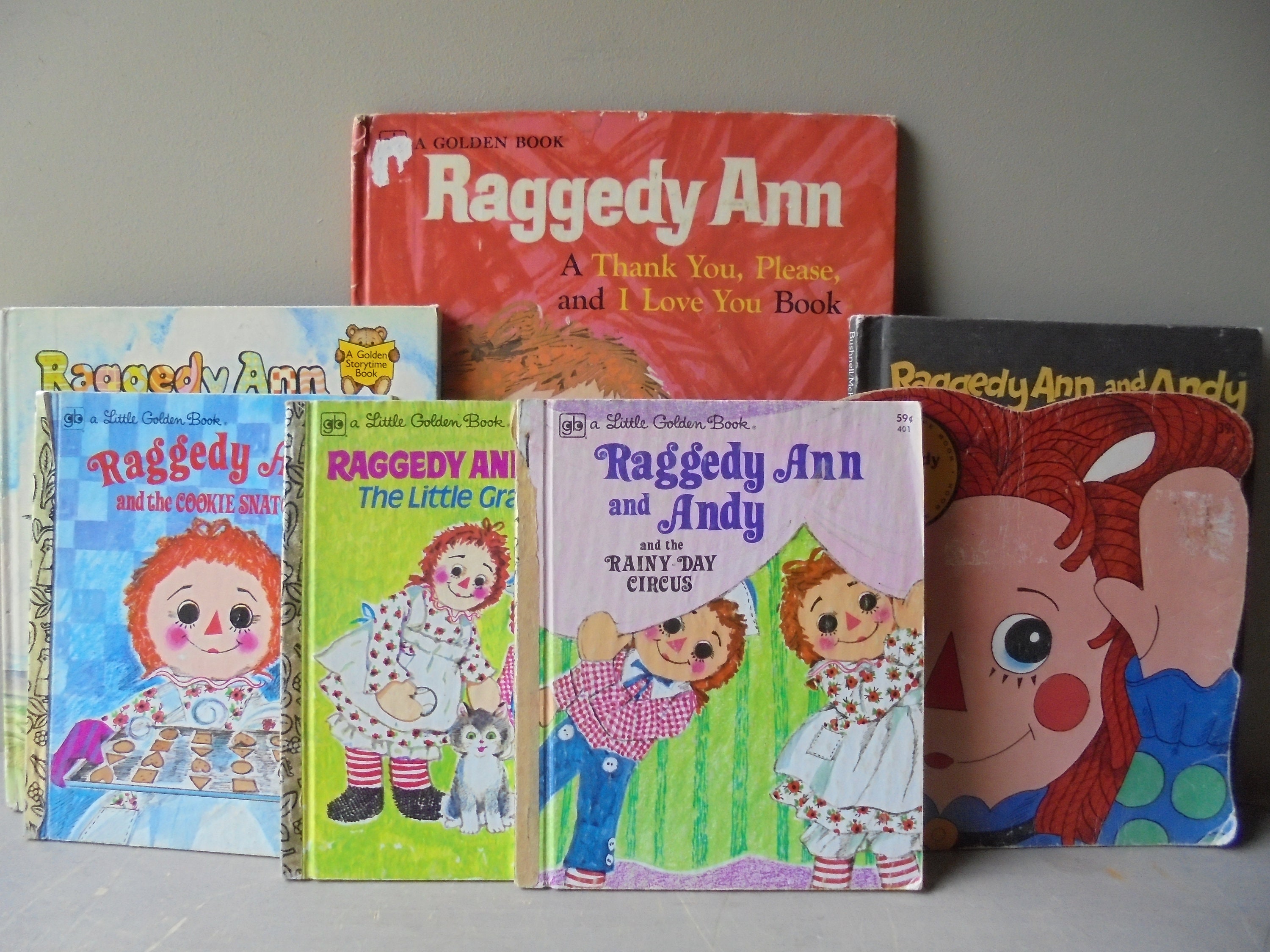 Raggedy Ann Book Collection Vintage Raggedy Ann and Andy - Etsy