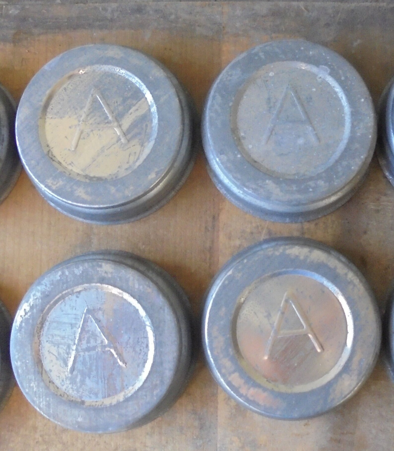 Vintage Canning Supply Zink Caps, American Dupont 10 Zinc Canning Jar ...