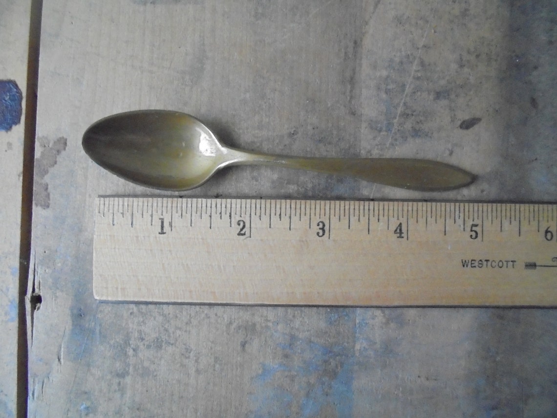 Vintage Set of Metal Baby Spoons Collectible Spoons Vintage - Etsy