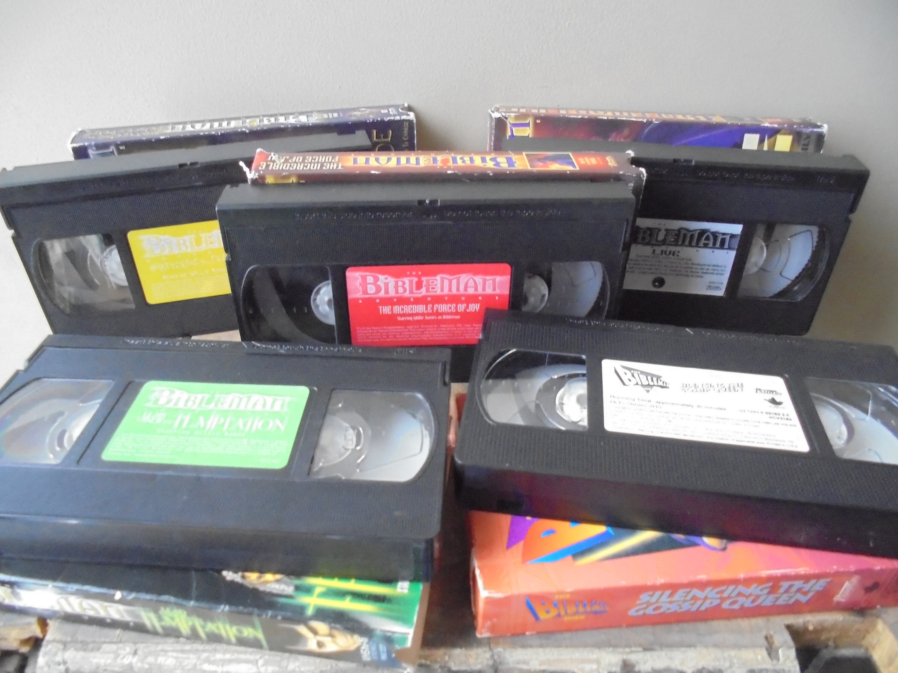 Bibleman VHS Collection Willie Aames in the Bibleman | Etsy