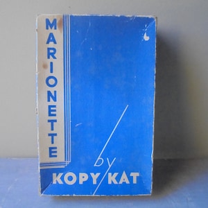 Marionette by Kopy Kat, 1937 Toy Marionette, Vintage Boy Puppet Doll ...