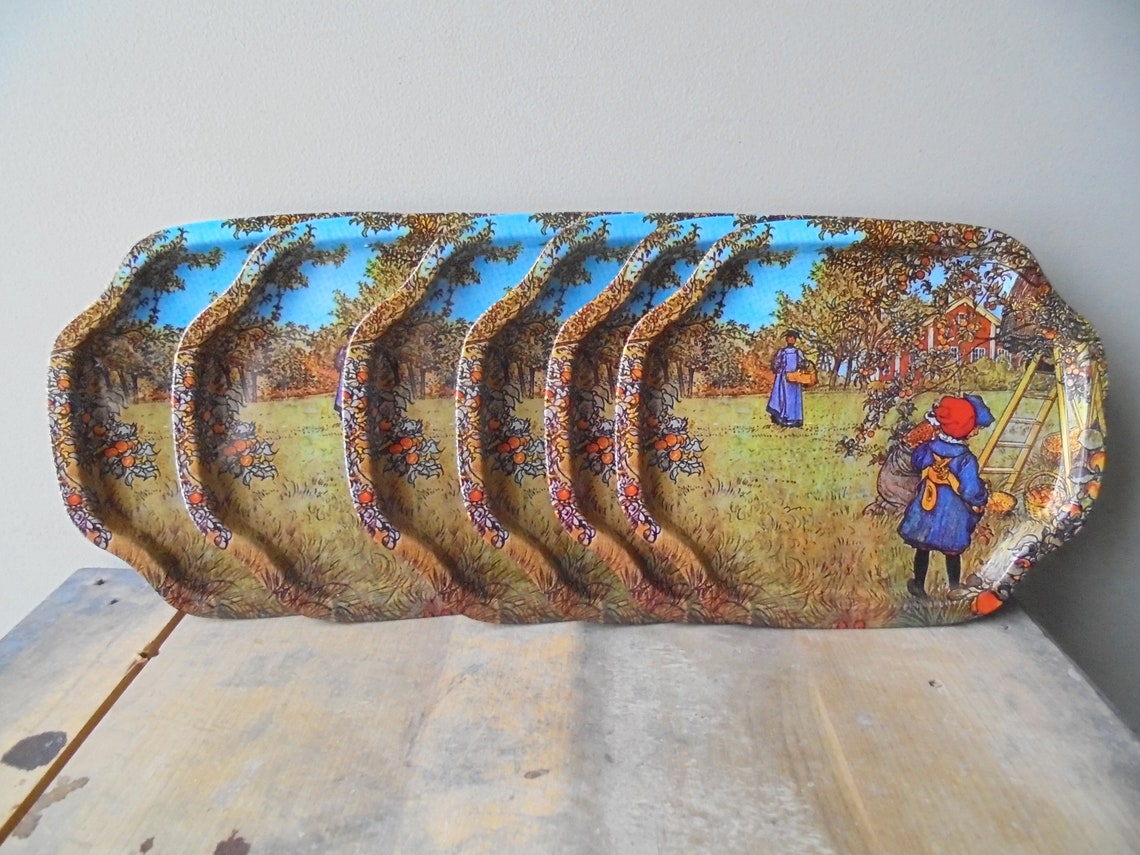 Vintage Metal Tray Collection of Small Metal Trays for Pour - Etsy