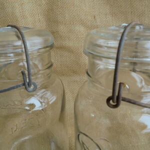 Vintage Canning Jar Collection, Ball Canning Jar With Glass Lid and ...