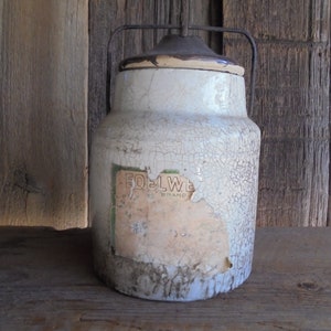 Vintage Stoneware Crock, Antique Earthenware Crock, Theearlybirdfinds ...
