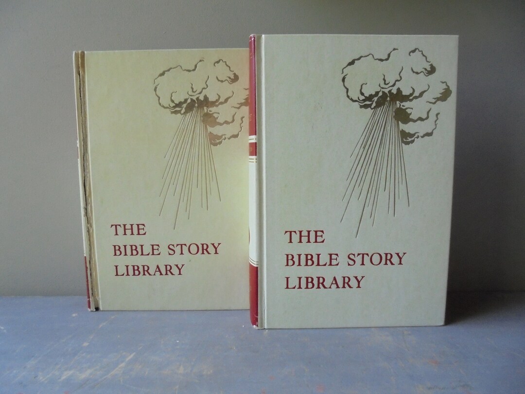 The Bible Story Library Book Set, Vintage Hardcover Religious Book ...