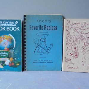 Vintage Cookbooks, Spiral Bound Cookbook, Recipes From the Michigan ...