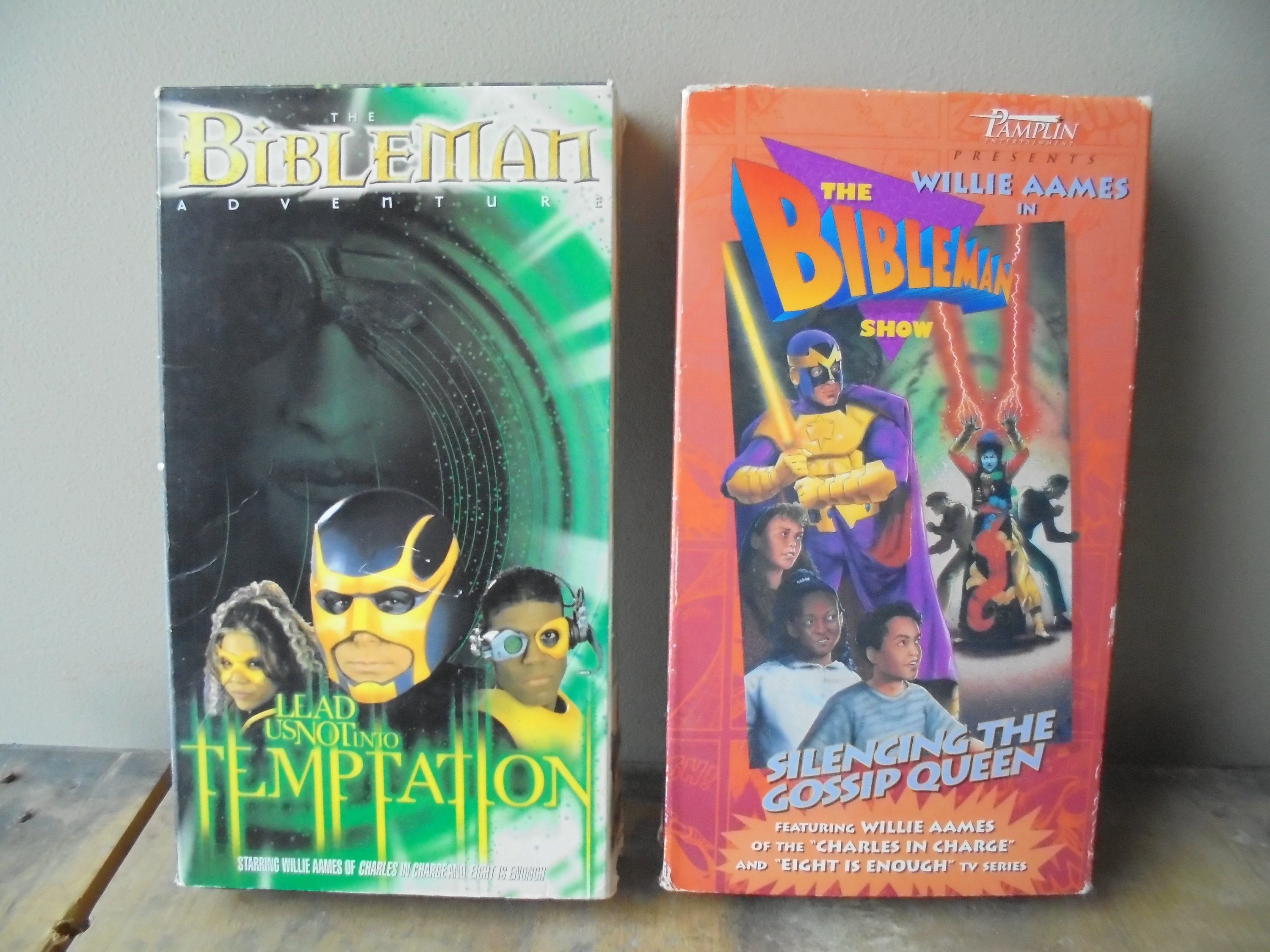 Bibleman VHS Collection Willie Aames in the Bibleman | Etsy