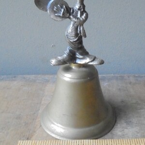 Vintage Clown Brass Bell, Pewter Clown With Cymbals, Decorative Clown ...