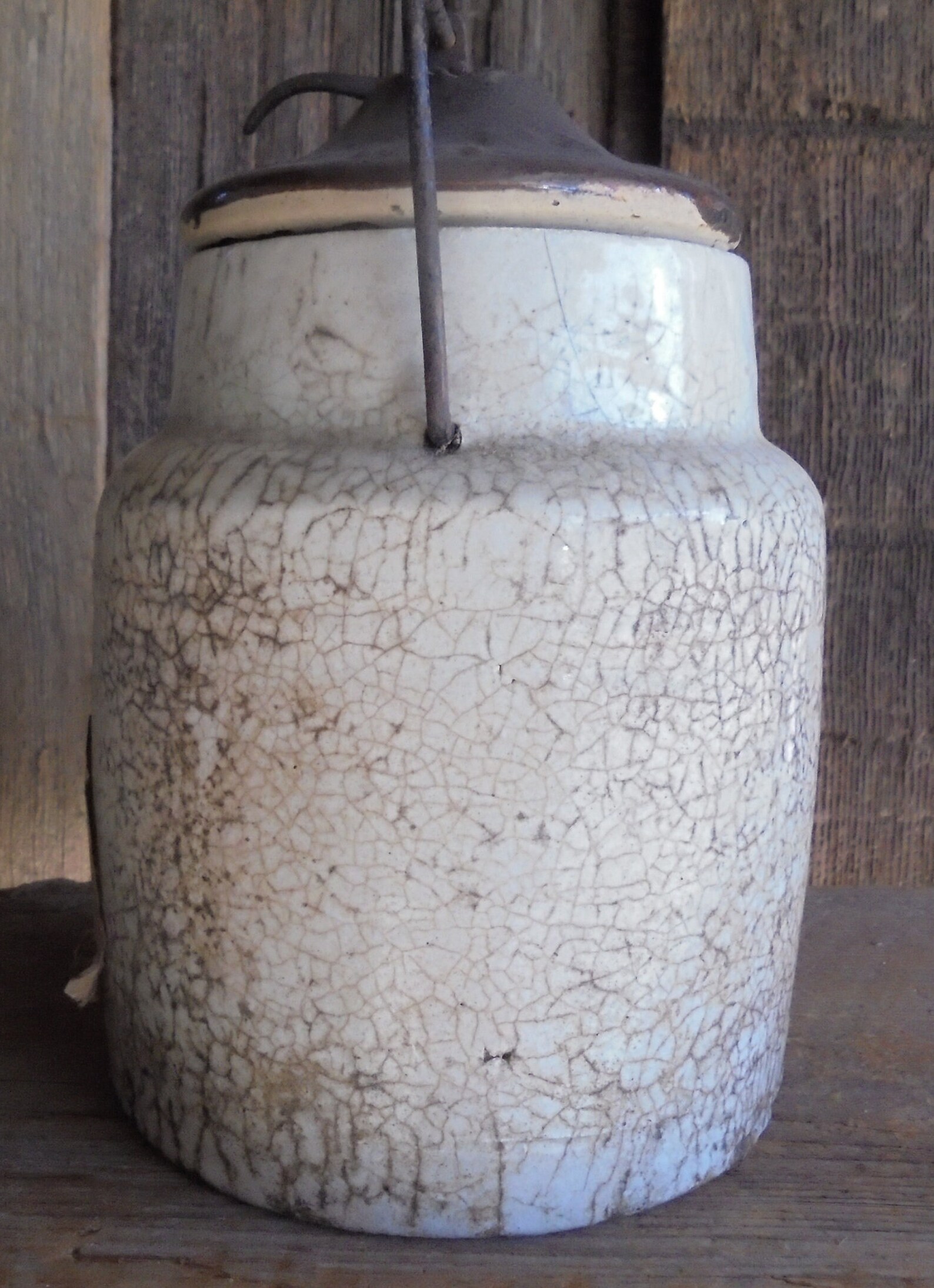 Vintage Stoneware Crock, Antique Earthenware Crock, Theearlybirdfinds ...
