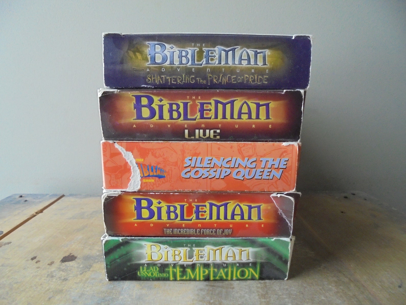 Bibleman VHS Collection Willie Aames in the Bibleman | Etsy