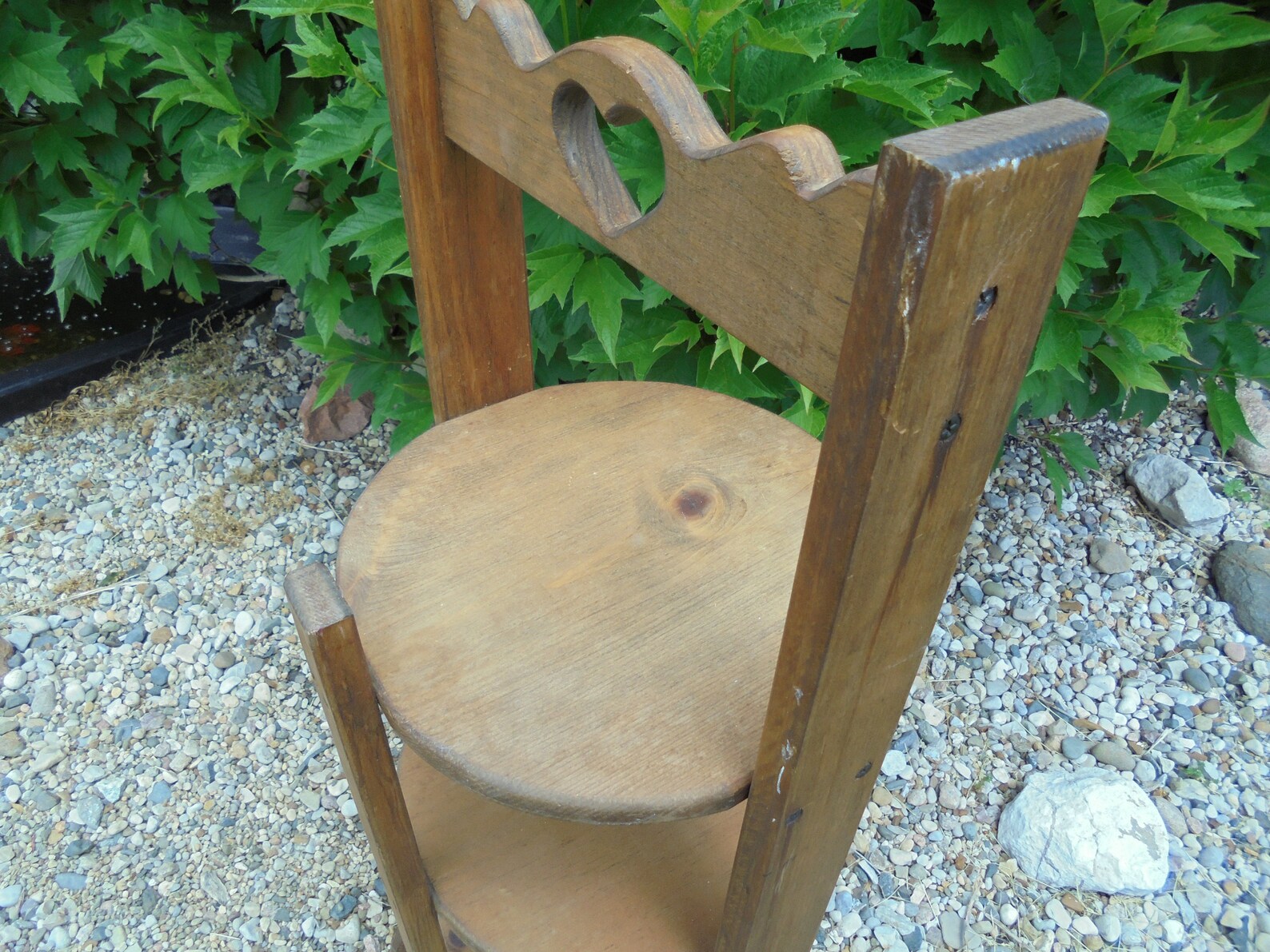 Vintage Pie Shelf Three Tiered Shelf Wooden Kitchen - Etsy