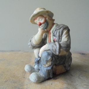 Vintage Emmett Kelly Jr. Clown Figurine, Emmett Kelly Jr. Collection by ...