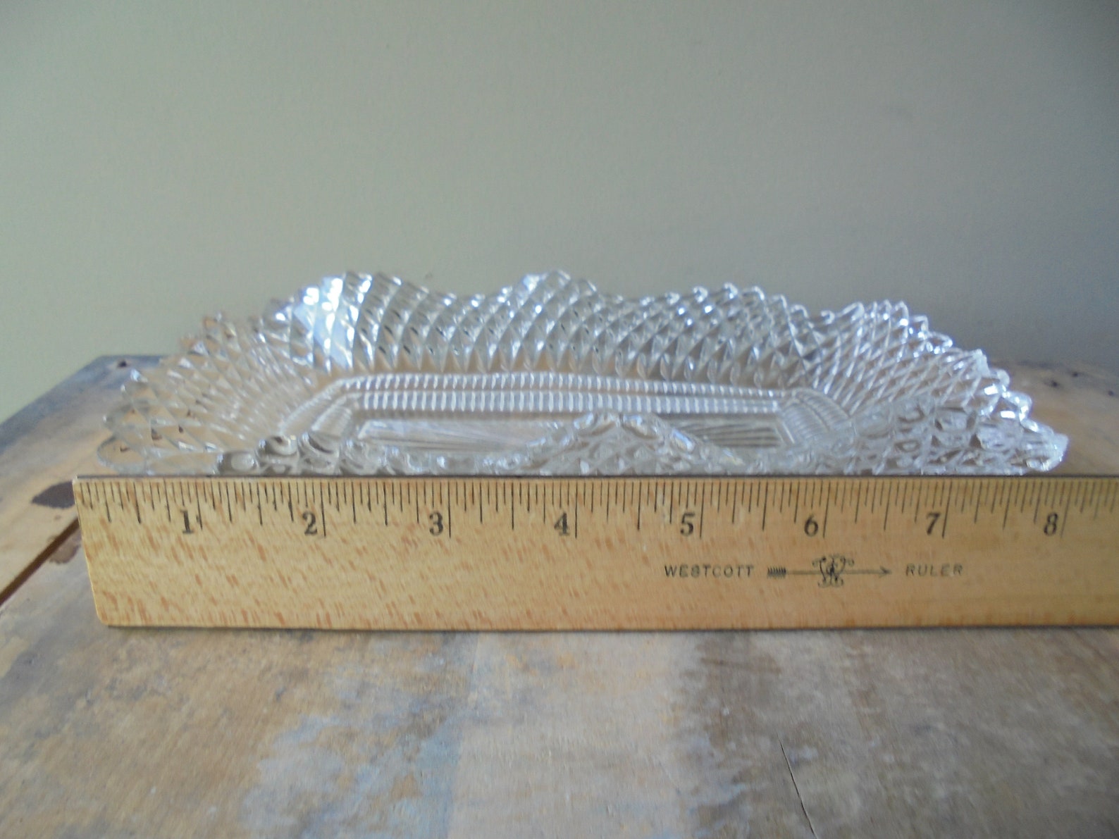 Vintage Textured Glass Relish Tray Glass Relish Bowl With | Etsy