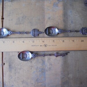 Vintage Souvenir Spoons, Set of Three Decorative Spoons, Liberty Bell ...