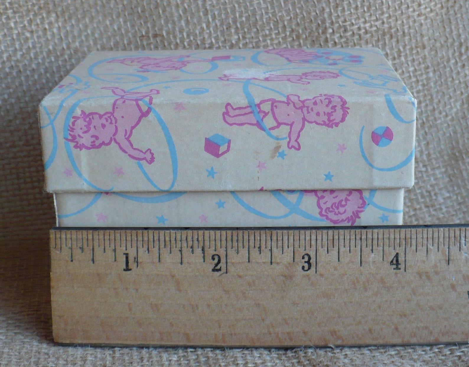 Vintage Baby Box Cardboard Box With Playing Babies - Etsy