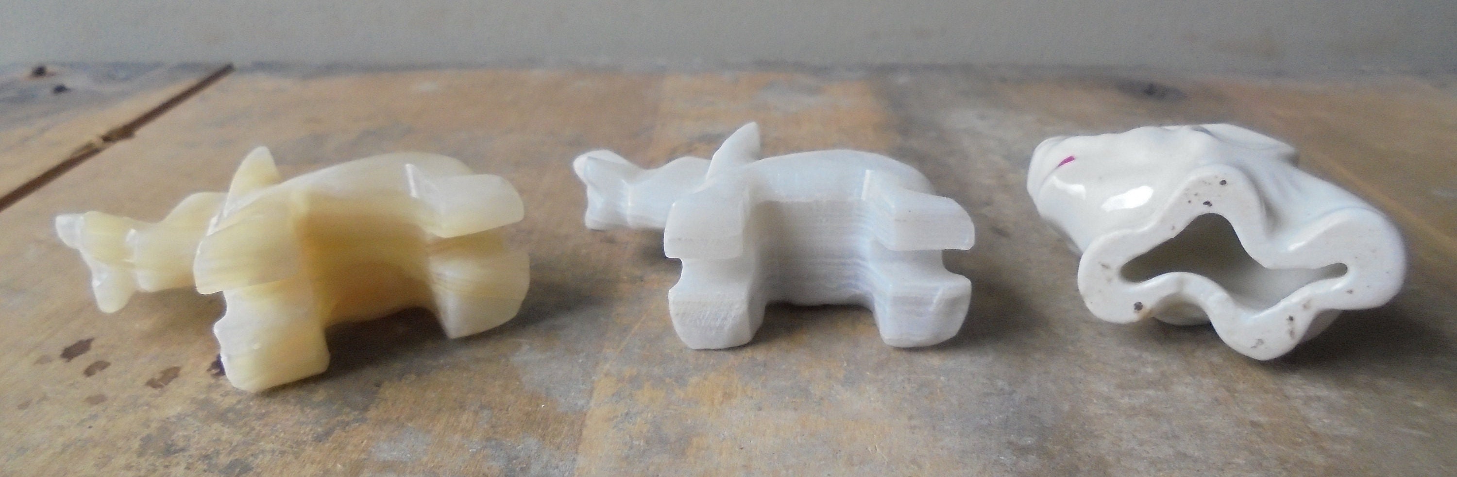 Vintage Elephant Figurine Collection Set of Six Animal - Etsy